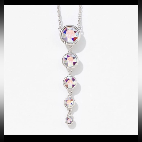 Swarovski | Jewelry | Touchstone Crystal Fizzy Necklace Aurora Borealis ...